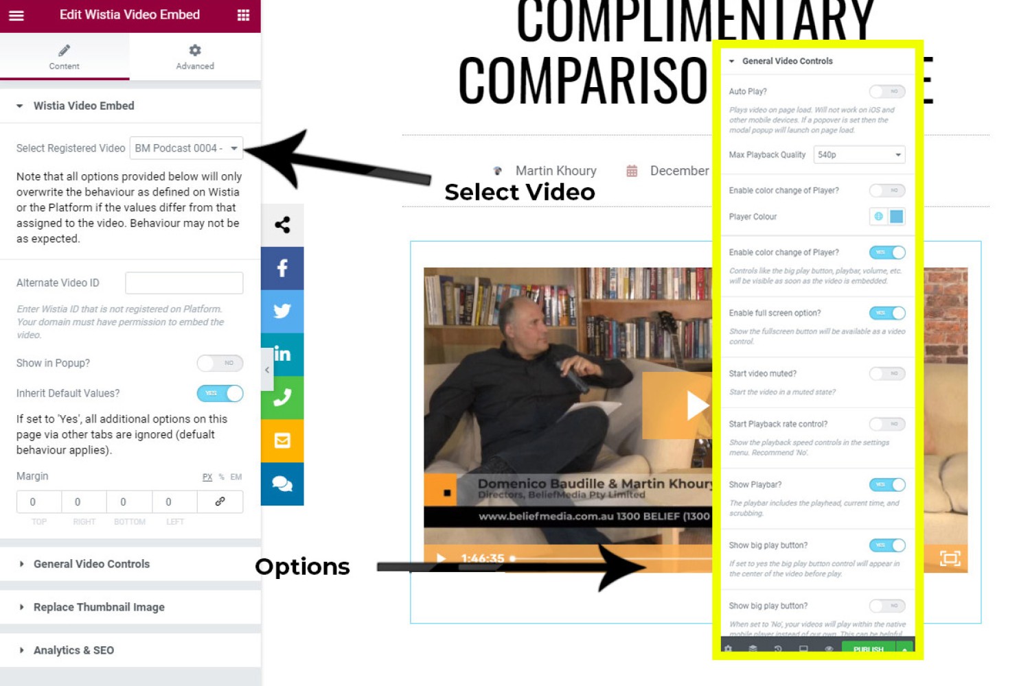 A Full Featured Yabber Wistia Block for Elementor – BeliefMedia Digital ...